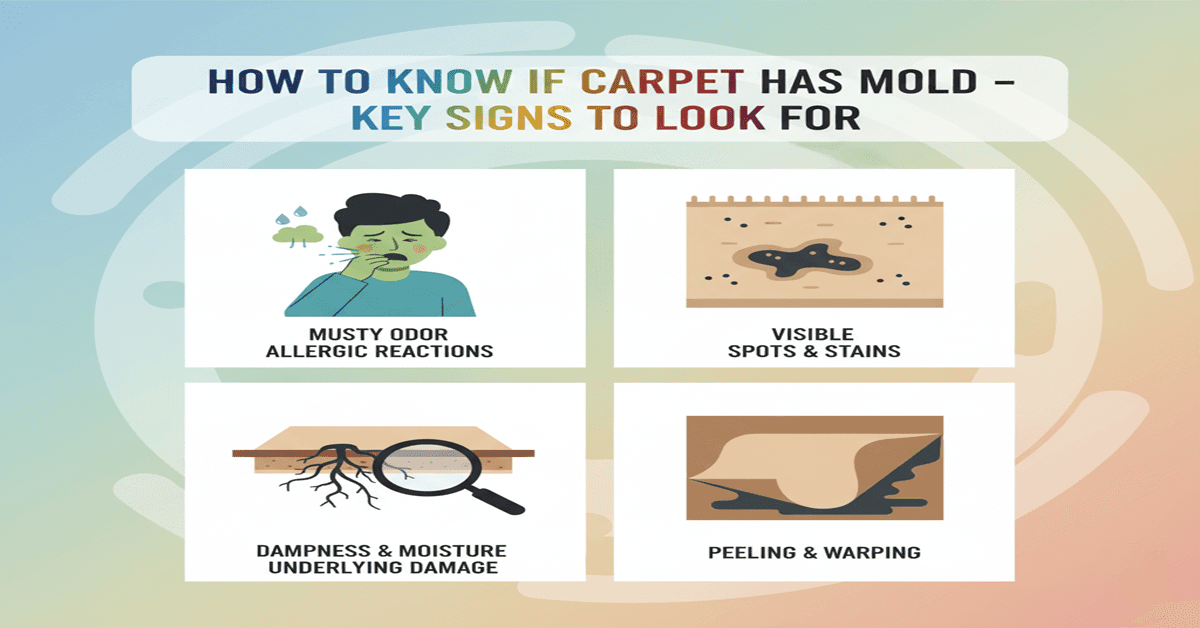 How to Know if Carpet Has Mold: 5 Clear Signs