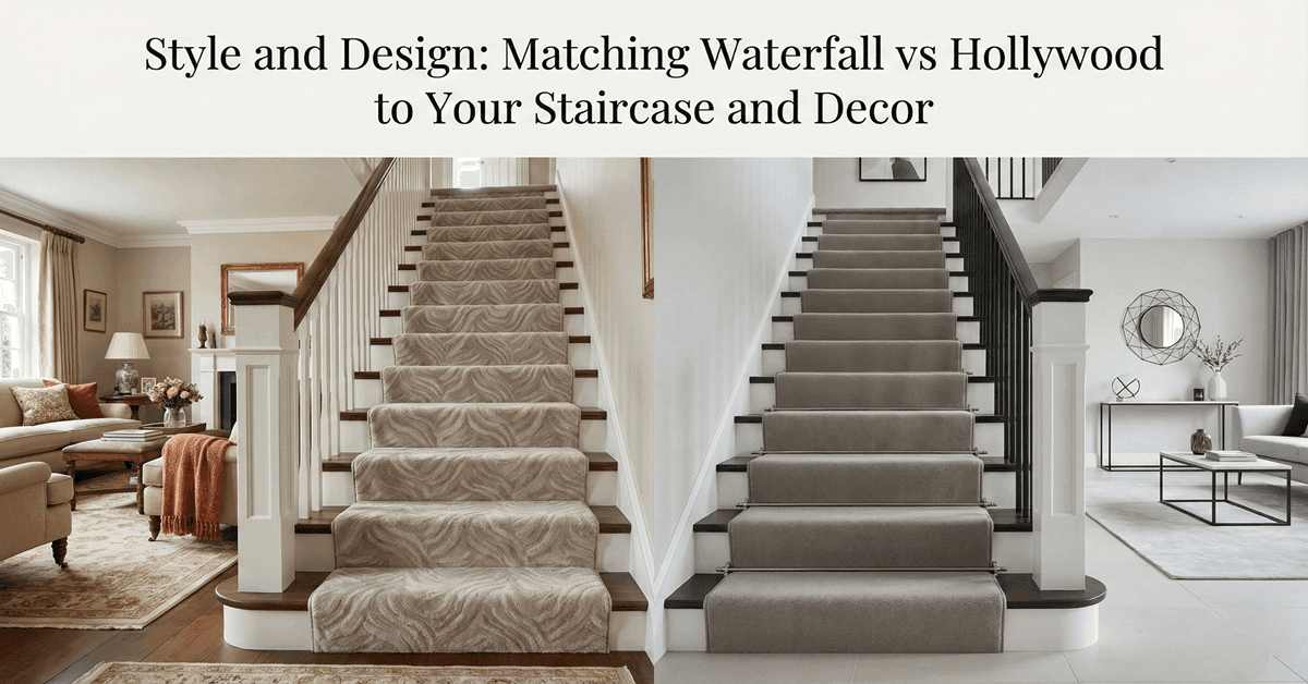 Waterfall vs Hollywood Carpet Stairs (Pros & Cons)