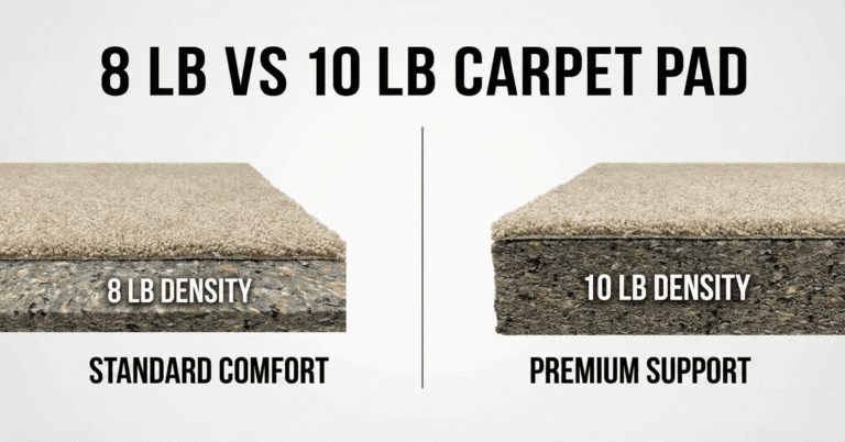 8 Lb vs 10 Lb Carpet Pad Comparison Guide 2026