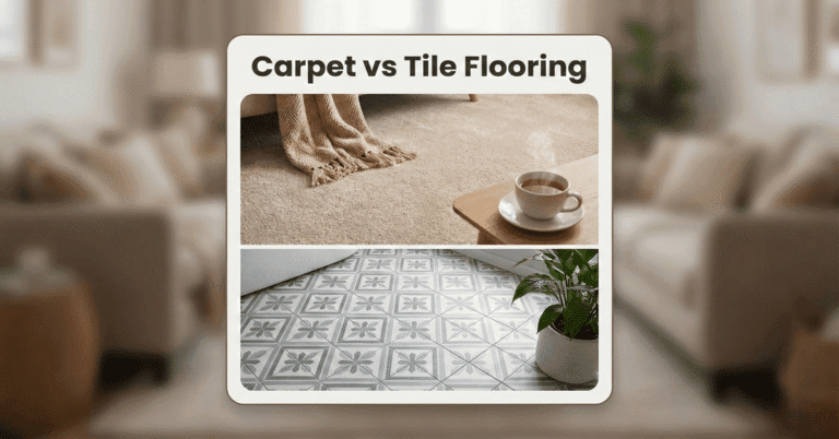 Carpet vs tile flooring: Which Is Better for Your Home?