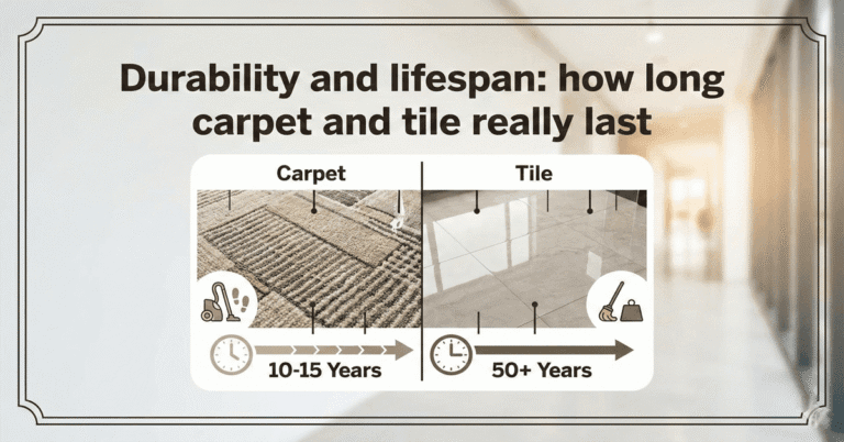 Carpet vs tile flooring: Which Is Better for Your Home?