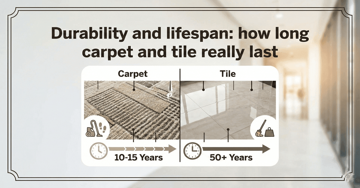 Carpet vs tile flooring: Which Is Better for Your Home?