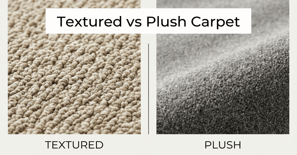 Textured vs Plush Carpet: Key Differences + Best Rooms
