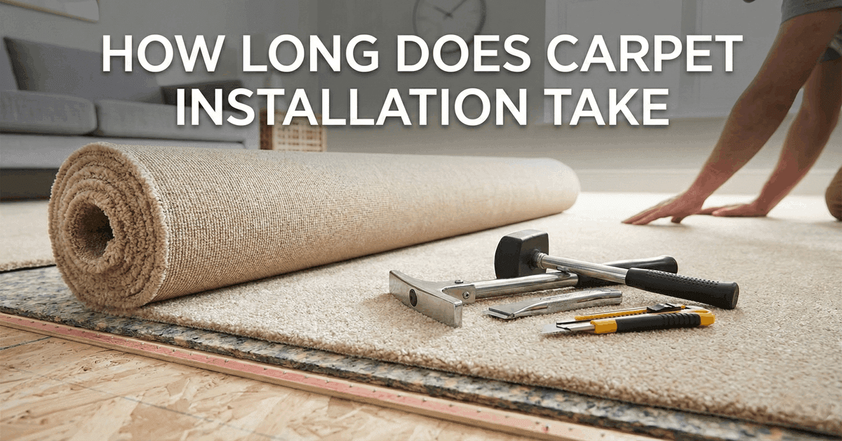 How Long Does Carpet Installation Take? Guide | ClassyFloor